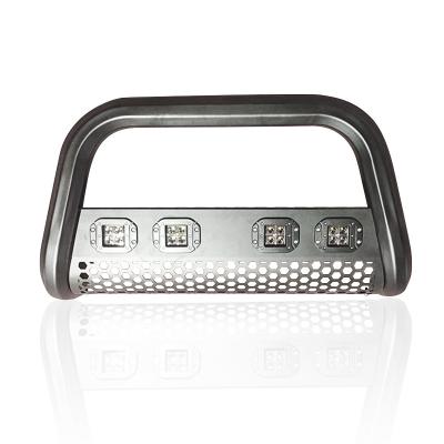 China Factory Supply Steel Power Coating Pickup With LED Truck Bull Bar For Volkswagen Amarok Pick Up for sale