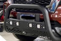 China Factory Supply Steel Power Coating Pickup With LED Truck Bull Bar For Nissan Navara Pick Up for sale