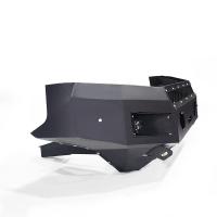 China Isuzu D-MAX Steel Bull Bar For Nissan Navara Front Bumper With Two Led Lights for sale