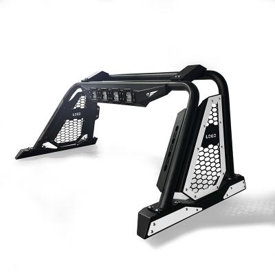 China Pickup Truck Roll Bar For Isuzu D-MAX With 4 Led Lights for sale