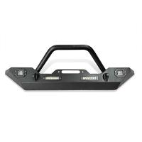 China LED Truck Bull Bar Black Powder Coat Finish 12V Steel Mounting with Integrated Light Feature for sale