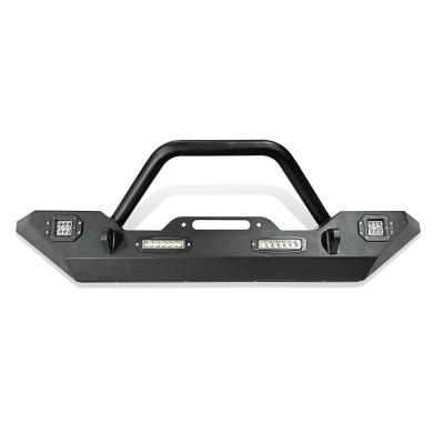 China LED Truck Bull Bar Black Powder Coat Finish 12V Steel Mounting with Integrated Light Feature for sale