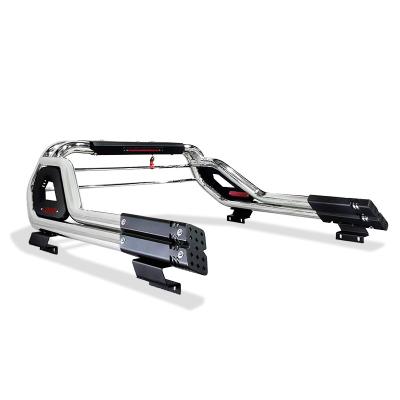 China Adjustable 201 Stainless Steel Truck Roll Bar For HILUX REVO/NP300/VIGO Models for sale
