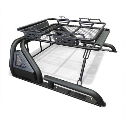 China Adjustable Acrylic Truck Roll Bar Hilux Vigo Isuzu DM 201 Stainless Steel Powder Coated for sale