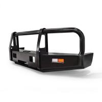 China Off Road 4x4 Accessories Black Steel Front Bumper Bull Bar For Toyota LC76 for sale