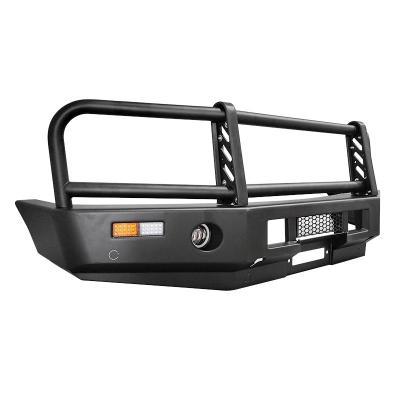 China Off Road 4x4 Accessories Black Steel Front Bumper Bull Bar With LED Lights For Tank 400 for sale