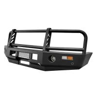 China Off Road 4x4 Accessories Black Steel Front Bumper Bull Bar With LED Lights For Tank 400 for sale