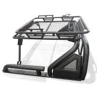 China 4X4 Auto Par Steel Power Coating Pickup Sports Roll Bar With Luggage Box For Toyota Hilux for sale