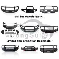 China Dongsui Original Factory Solid Pickup Truck Front Bull Bar Bumper Deer Guards For Toyota Hilux Vigo Revo Rocco Nissan NP300 Navara Isuzu Mitsubishi Volkswagen Ford F150 Raptor Ranger for sale