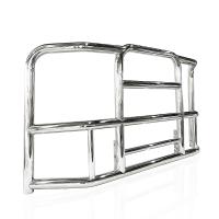 China Luxurious 304 Stainless Steel Semi Truck Deer Guard For Kenworth International Prostar Freightliner Cascadia Vnl for sale