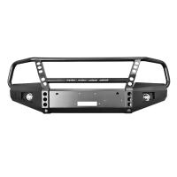 China Newest Design 4x4 Car Accessories Steel Power Coating Front Bumper Bull Bar For Toyota LC300 for sale