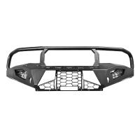 China Off Road 4x4 Car Accessories Black Steel Front Bumper Bull Bar For Toyota LC80 for sale