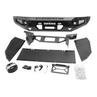 China Car Accessories Off Road Black Steel Front Bumper Bull Bar For Toyota LC250 for sale