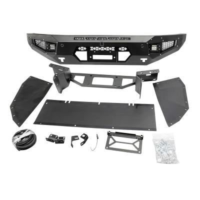 China Car Accessories Off Road Black Steel Front Bumper Bull Bar For Toyota LC250 for sale