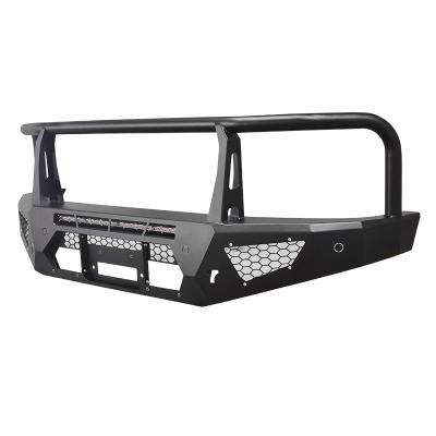 China Off Road 4x4 Accessories Black Steel Front Bumper Guard Bull Bar For Toyota LC79 for sale