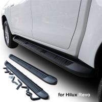 China OEM Manufacturer Wholesale 4x4 Aluminum Side Step Running Board For Toyota Hilux Revo With Brackets for sale