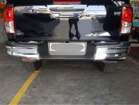 China Black Chromed Car Rear Bumper Protector 218*24*17cm For Hilux Vigo 2004 - 2015 for sale