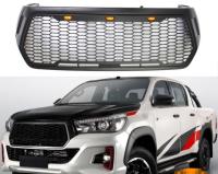 China TRD Front Custom Made Car Grills , ABS Matt Black 4X4 Front Grill Standard Size for sale