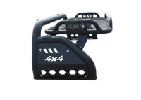China 3 Inch Black Power Coated Toyota Hilux 4x4 Truck Roll Bar for sale