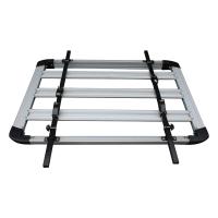 China 4X4 Aluminum Top Car Luggage Carrier Roof Rack 1 Year Warranty Silver Color for sale