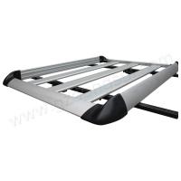 China 4X4 Aluminum Top Car Luggage Carrier Roof Rack 1 Year Warranty Silver Color for sale