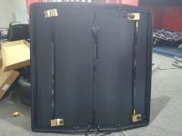China Hilux Navara Tri Fold Bed Cover , Folding Tonneau Covers PVC Materials for sale