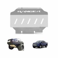 China 3mm Steel Front Engine Protection Skid Plate For Ford Ranger T7 4WD Wildtrack for sale