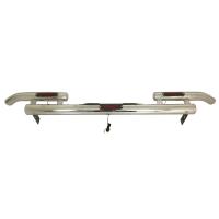 China 201 Stainless Steel Rear Bumper Guard Bar 100% Tested For Hilux Vigo for sale