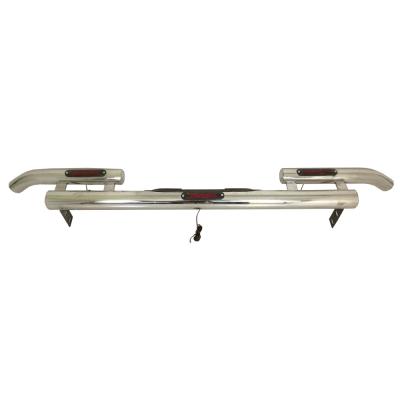 China 201 Stainless Steel Rear Bumper Guard Bar 100% Tested For Hilux Vigo for sale