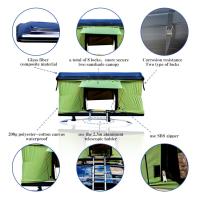 China Factory Supply 2020 Outdoor Camper Camping Black ABS Plastic Hard Shell Roof Top Tents For Car for sale