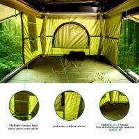 China Factory Supply 2020 Outdoor Camper Camping Black ABS Plastic Hard Shell Roof Top Tents For Car for sale
