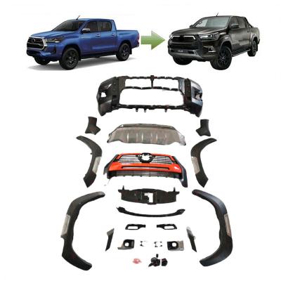 China Black Car Front Bumper Rocco 2020 2021 Facelift Body Kit for sale