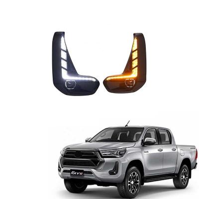 China Led Daytime Running Light Fog Lamp For Toyota Hilux Revo 2021 for sale