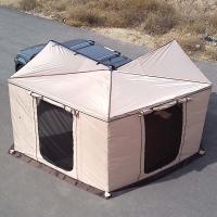 China Sunproof Waterproof 270 Degree hardtop rooftop tent With Cloth Room for sale