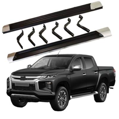 China Black Aluminum Running Board Car Side Step For Mitsubishi Triton L200 for sale
