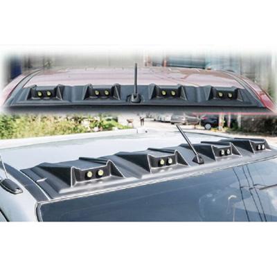 China Matte Black Top Cover Front Car Spoiler Light For MItsubishi Triton L200 2019 2020 202 for sale