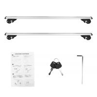China Factory Supply Adjustable 120CM Car Roof Rack Cross Bar Baggage Carrier for sale