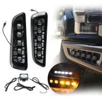 China OEM ODM Ford F150 Full LED Fog Light Lamp With Turn Signal for sale