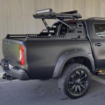 China OEM Manufacturer Wholesale Car Light Bar Roll Bar With Basket For Isuzu D-MAX Ford Ranger F150 for sale