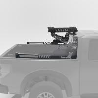 China Stainless Steel Sport Roll Bar Two Led Lights For Navara NP300 D40 D22 for sale