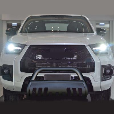 China Off Road 4x4 Accessories 201 Stainless Steel Front Bumper Guard Bull Bar For Nissan Patrol for sale