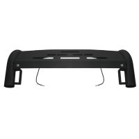 China 4x4 Auto Part Pickup Steel Power Coating Front Bumper Nudge Bar With Square Lights For Toyota Hilux NP300 D-max for sale