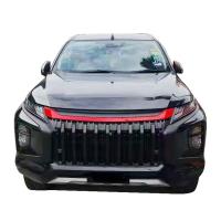 China 4x4 ABS Auto Parts L200 Black Grill For Mitsubishi Triton L200 2019 2020 2021 for sale