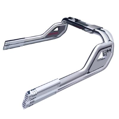 China 4x4 Stainless Steel Top Roll Bar For Toyota Hilux Revo Tacoma Ford Ranger T8 F150 for sale