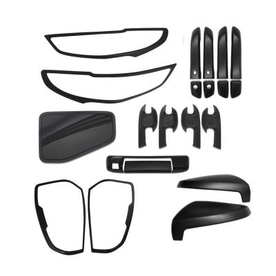 China Black Chrome Full Set 4x4 Pick Up Car Cover Accessories For Mazda BT50 2021 for sale