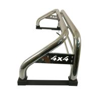 China Customized Logo 4X4 Auto Part Stainless Steel Sports Roll Bar Car Accessories For Hilux Ranger Triton Navara for sale