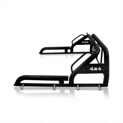 China Dongsui Factory Supply Pickup Steel Roll Bar 4x4 With Light For Nissan Navara NP300 Isuzu Dmax for sale