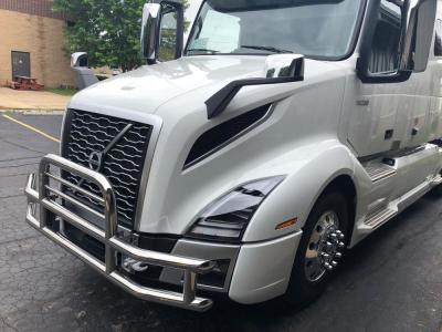 China Polishing Surface Truck Deer Guard Stainless Steel Big Rig Deer Bumper Guard For Volvo for sale