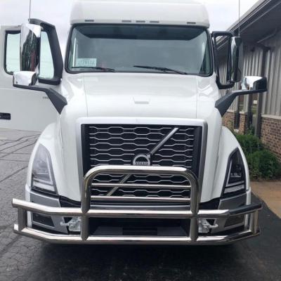 China Stainless Steel Big Rig Deer Bumper Guard For Kenworth for sale