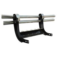 China New Efficient Car Front Steel Bull Bar with Led Lights for Hiace Ford Jeep Mitsushi Lc200 toyota nissan ford jeep Toyota Hilux F150 Isuzu Hiace Mitsubishi jeep gmc  great wall Volkswagen for sale